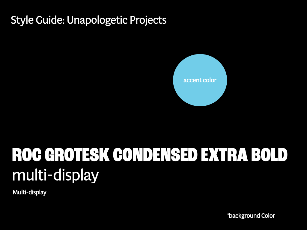 Unapologetic Projects - Mark Strano Designs